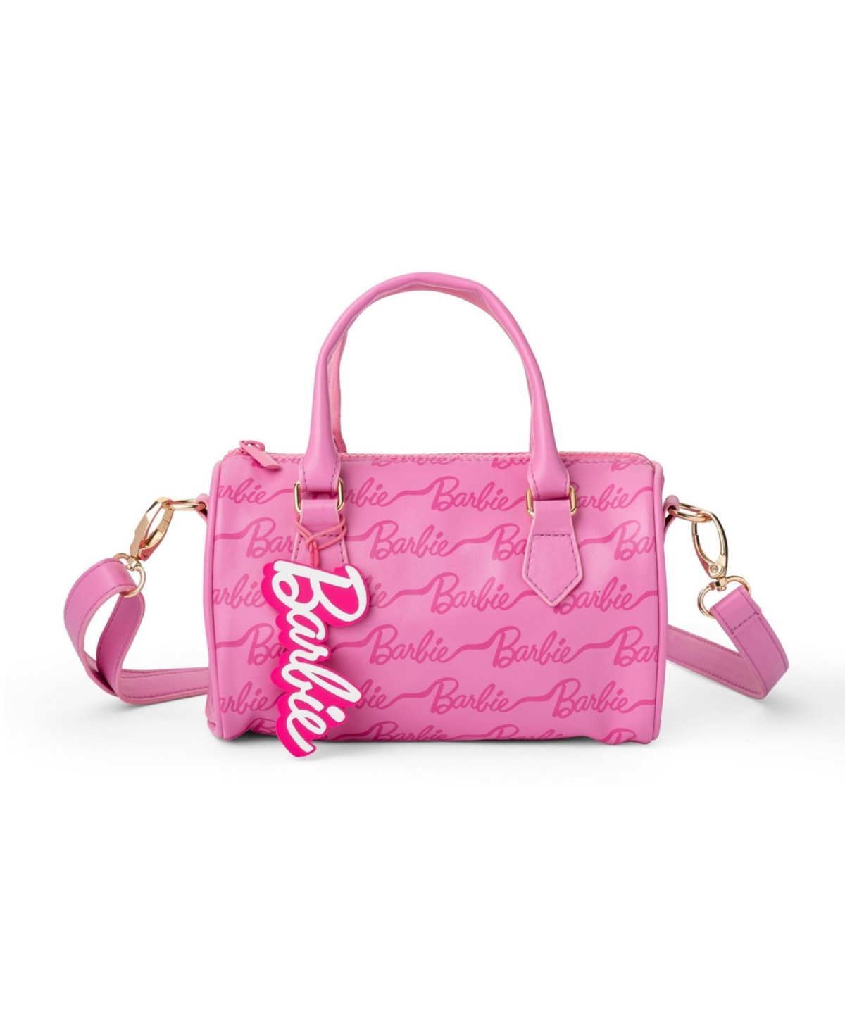 Click here for Barbie Kids Ribbon Script Mini Duffle Handbag - Ho... prices
