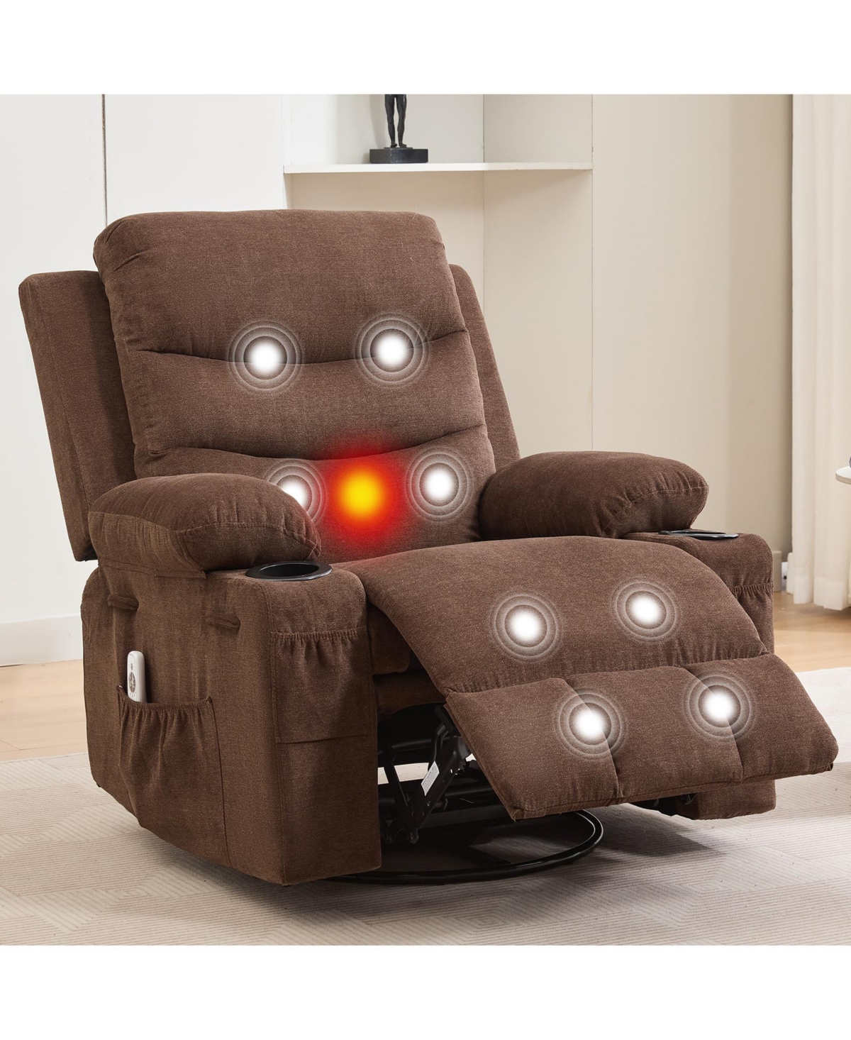 Click here for homfan Oversized Manual Rocking Chair  Corduroy 36... prices