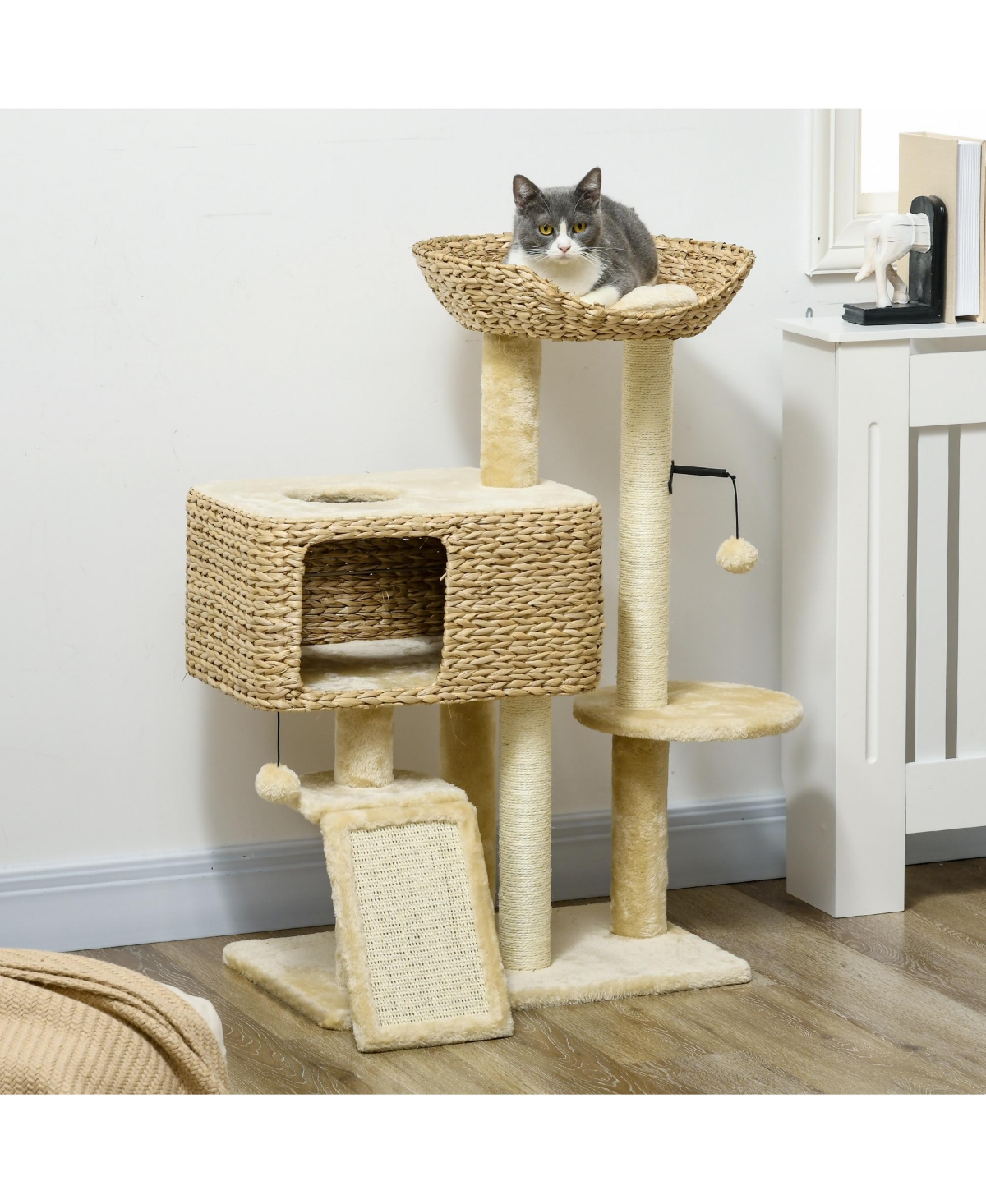 Click here for Ruie Indoor Cat Tree with Scratching Posts Condo a... prices
