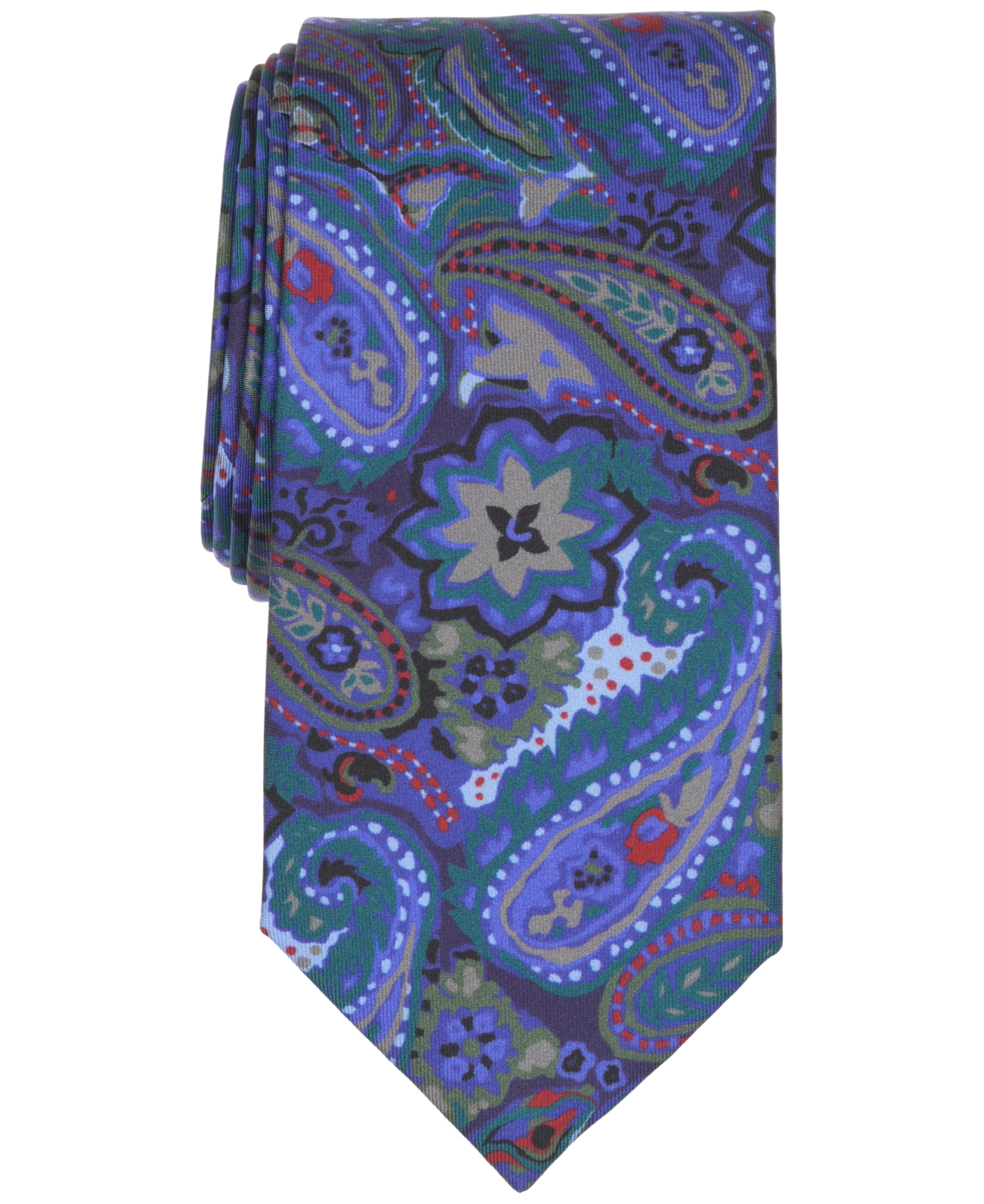 Click here for Club Room Mens Abstract Paisley Classic Tie - Navy prices