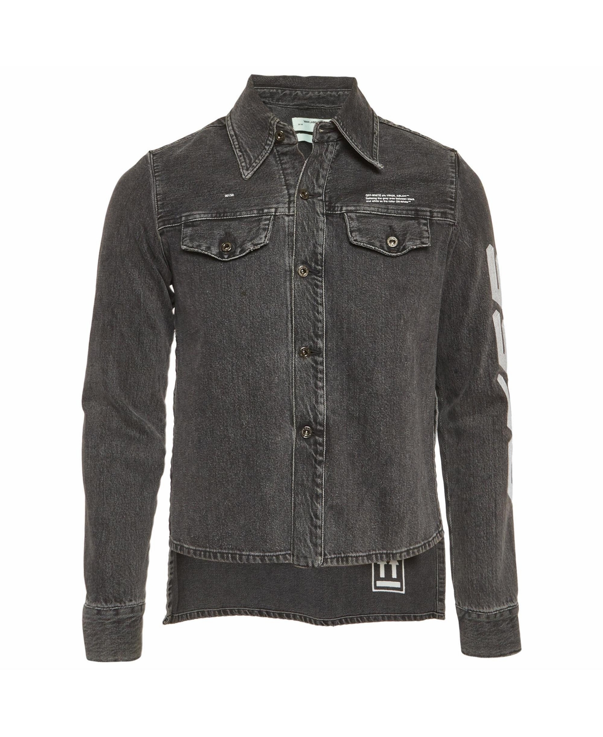 Click here for Pre-Owned Off-White Womens Denim Jacket - Grey prices