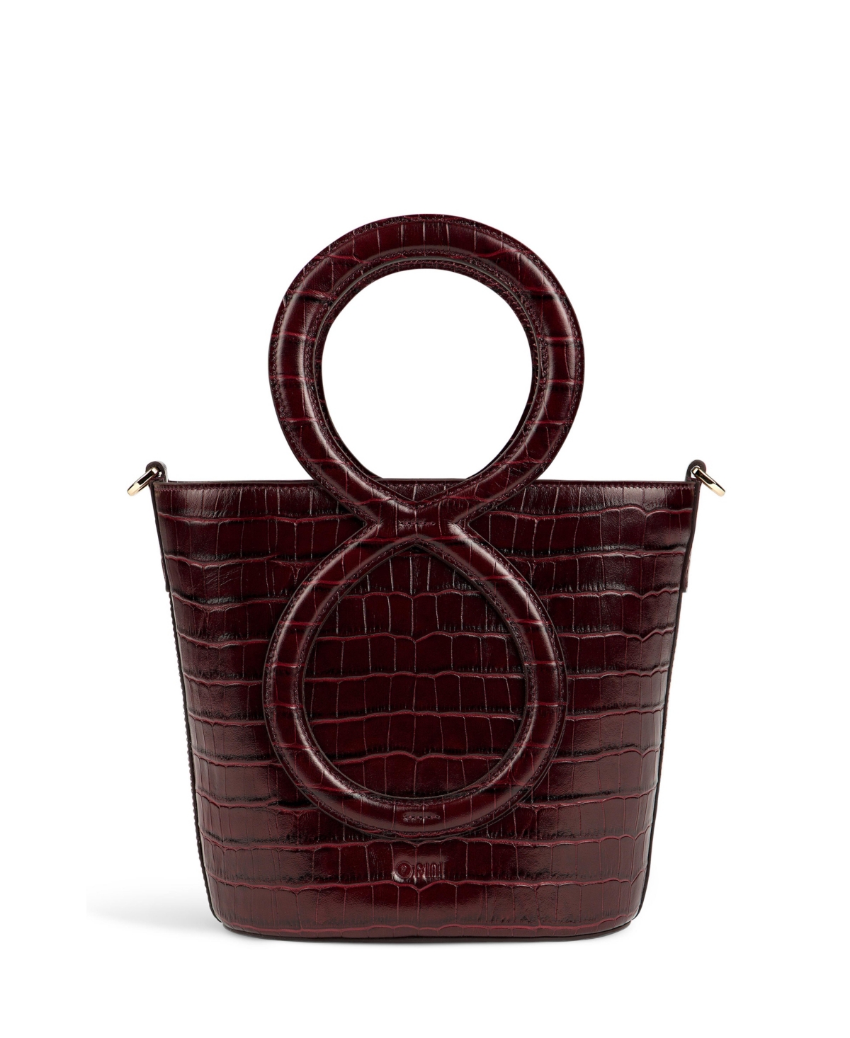 Click here for Fini Infinity Bag - Croc Embossed - Burgundy prices