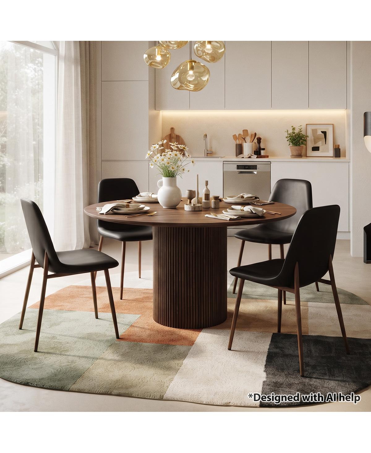 Click here for Maison Boucle Mid-Century Modern Dining Chairs Set... prices