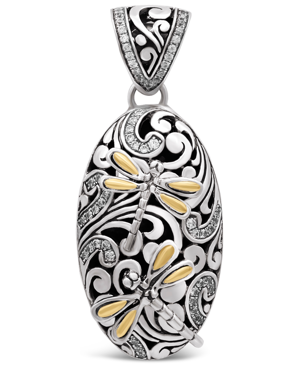 Click here for Devata Dragonfly Pendant Necklace in Sterling Silv... prices