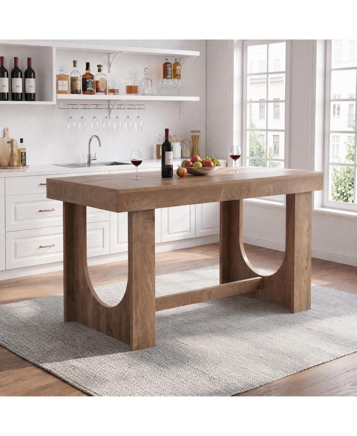 Click here for Tribesigns Bar Table  63-Inch Farmhouse Counter He... prices
