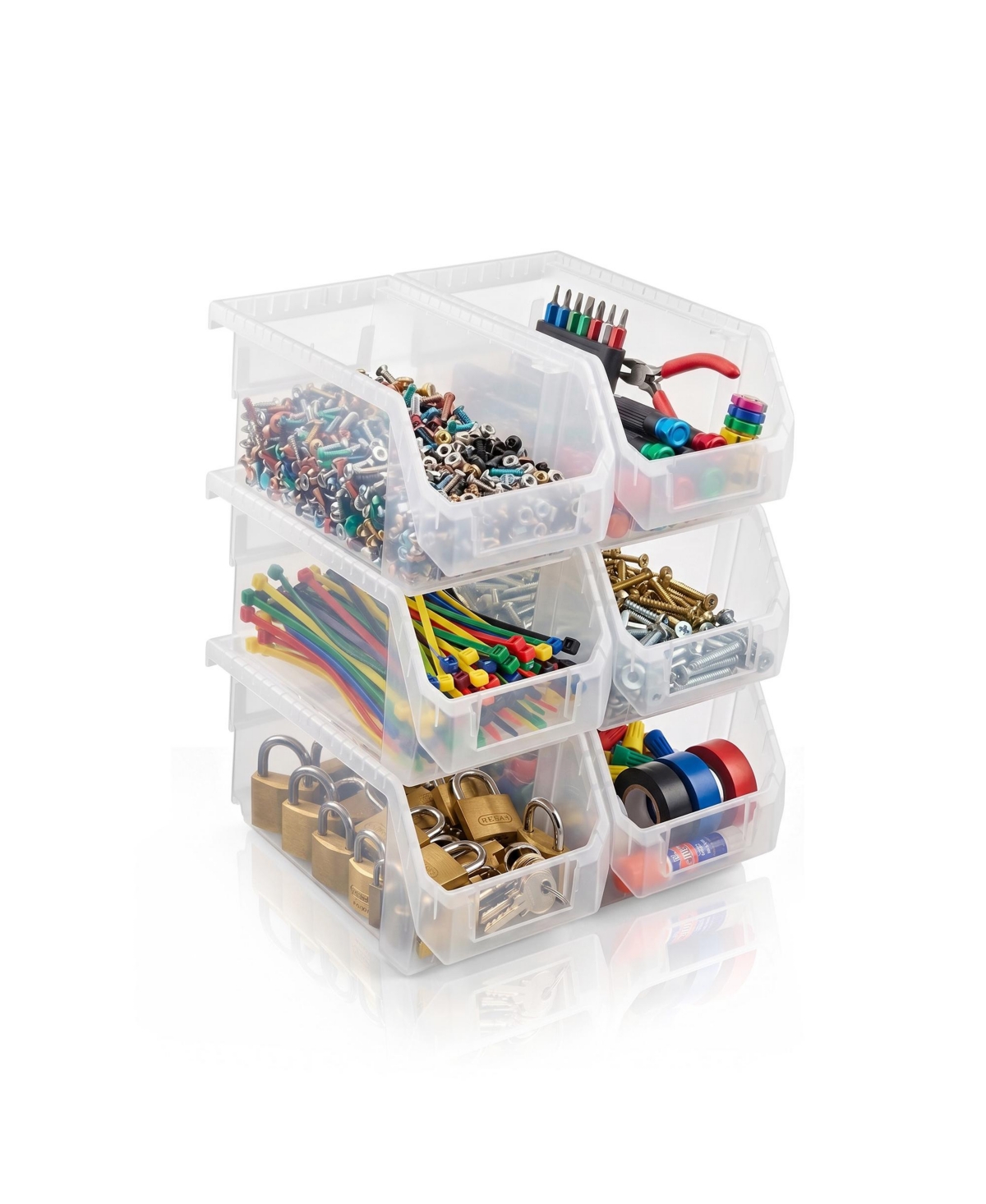 Click here for Sorbus Medium Open Front Stackable Garage Storage... prices
