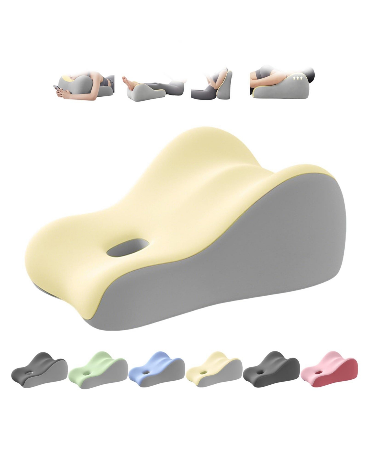 Click here for Piscifun Memory Foam Wedge Support Pillow Multi Fu... prices