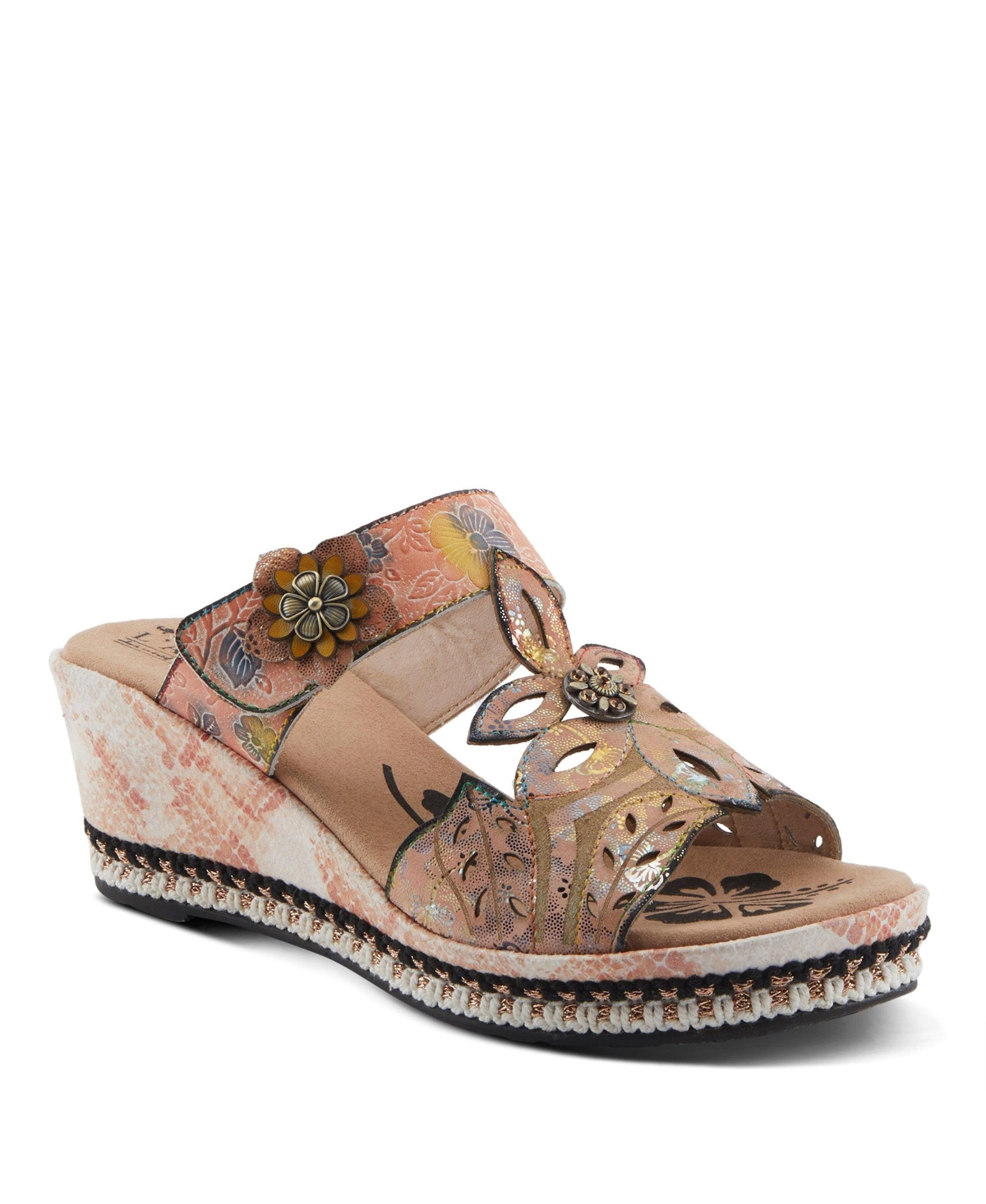 Click here for LArtiste Womens Spring Step Coverup Sandal with St... prices