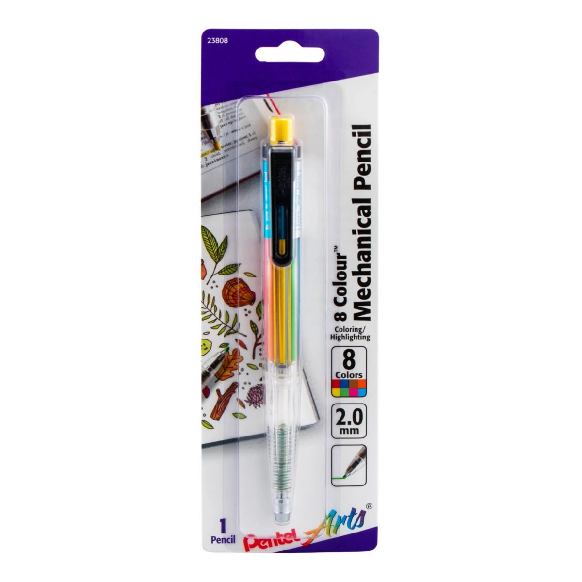 Click here for Pentel Arts 8 Color Mechanical Pencil (2.0mm)  Ass... prices