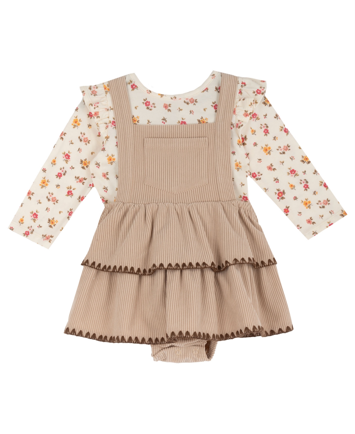 Click here for Rare Editions Baby Girls Fall Corduroy Top and Rom... prices
