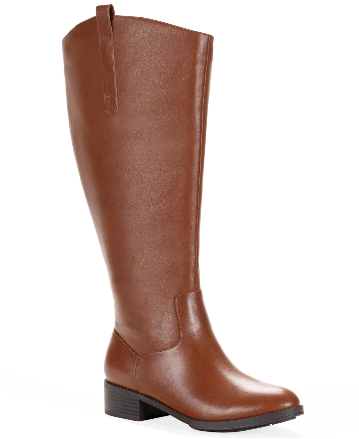 Click here for Style & Co Womens Valoraa Round Toe Wide-Calf Ridi... prices