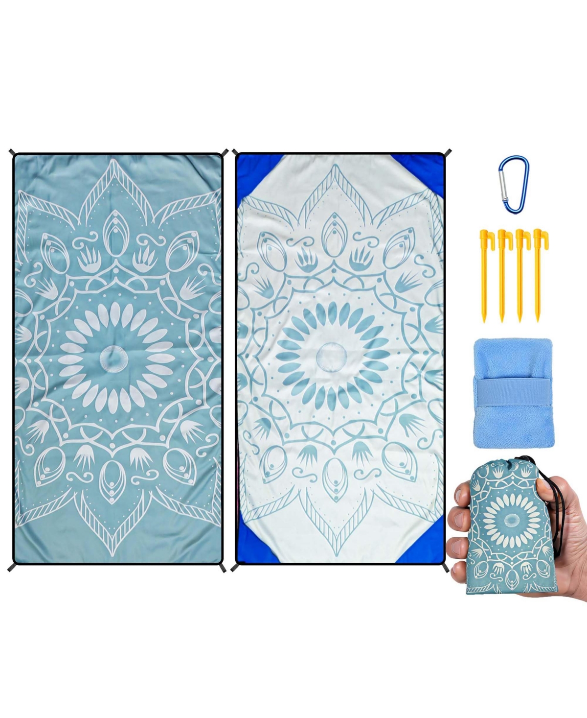 Click here for Piscifun Waterproof Sandproof Beach Blanket With S... prices