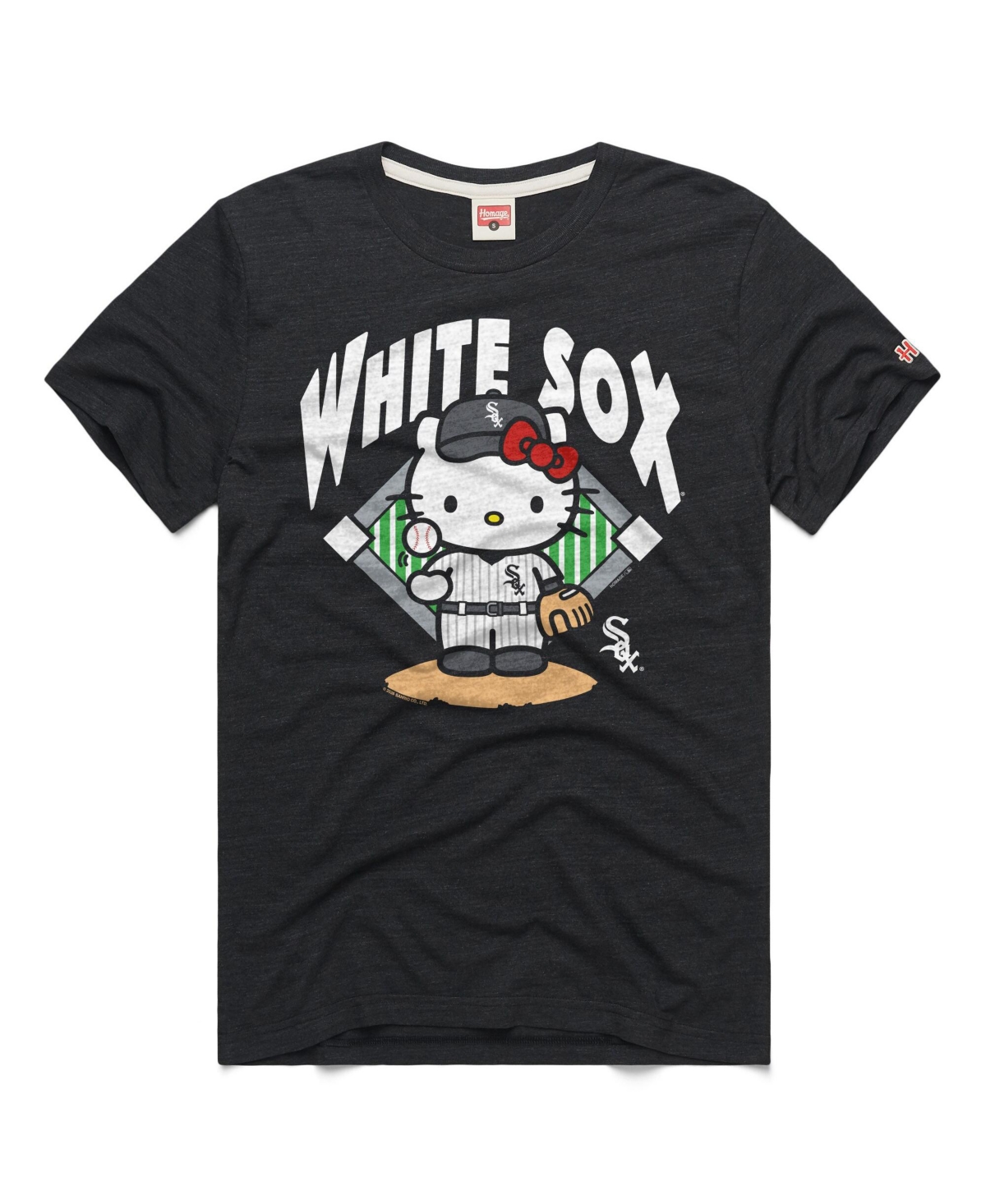 Click here for Homage Womens Chicago White Sox Hello Kitty Tri-Bl... prices