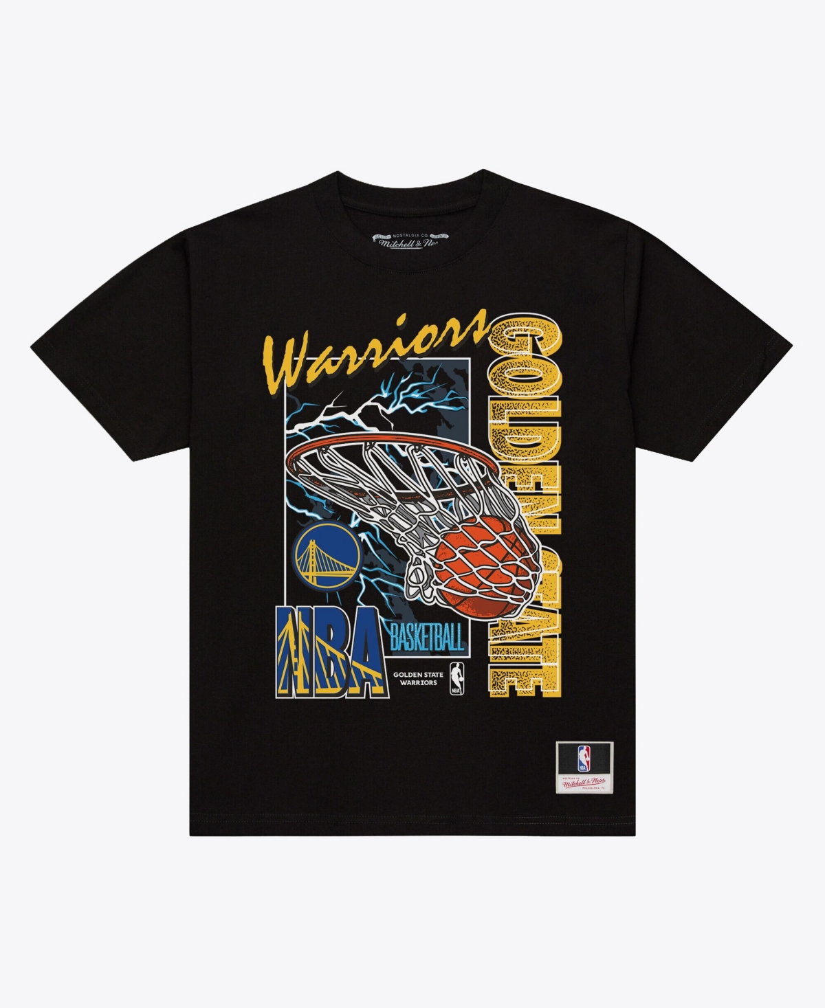 Click here for Mitchell & Ness Mens Black Golden State Warriors L... prices