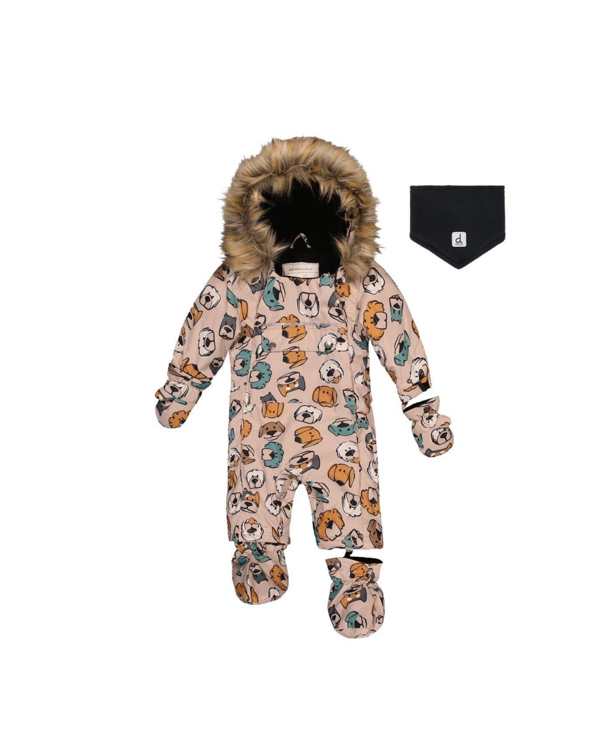 Click here for Deux par Deux Baby Boys One Piece Snowsuit Adapted... prices