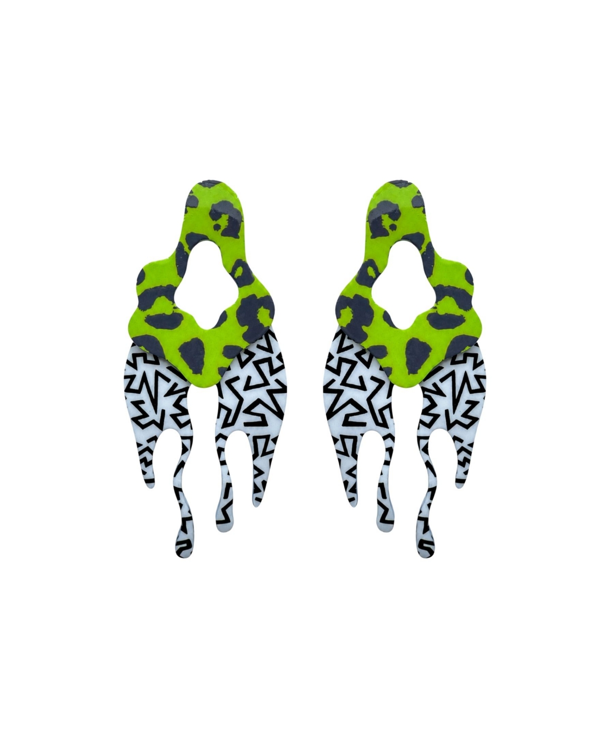Click here for Swanky Designs Malia Drip Statement Earrings - Was... prices