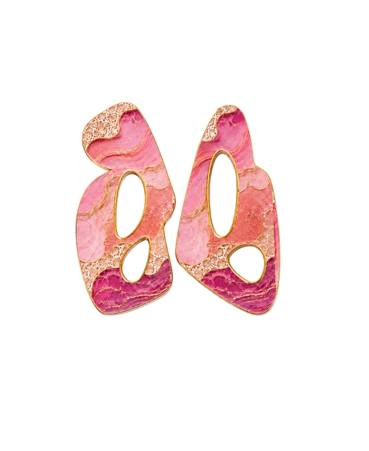 Click here for Swanky Designs Muse Stud Artistic Statement Earrin... prices