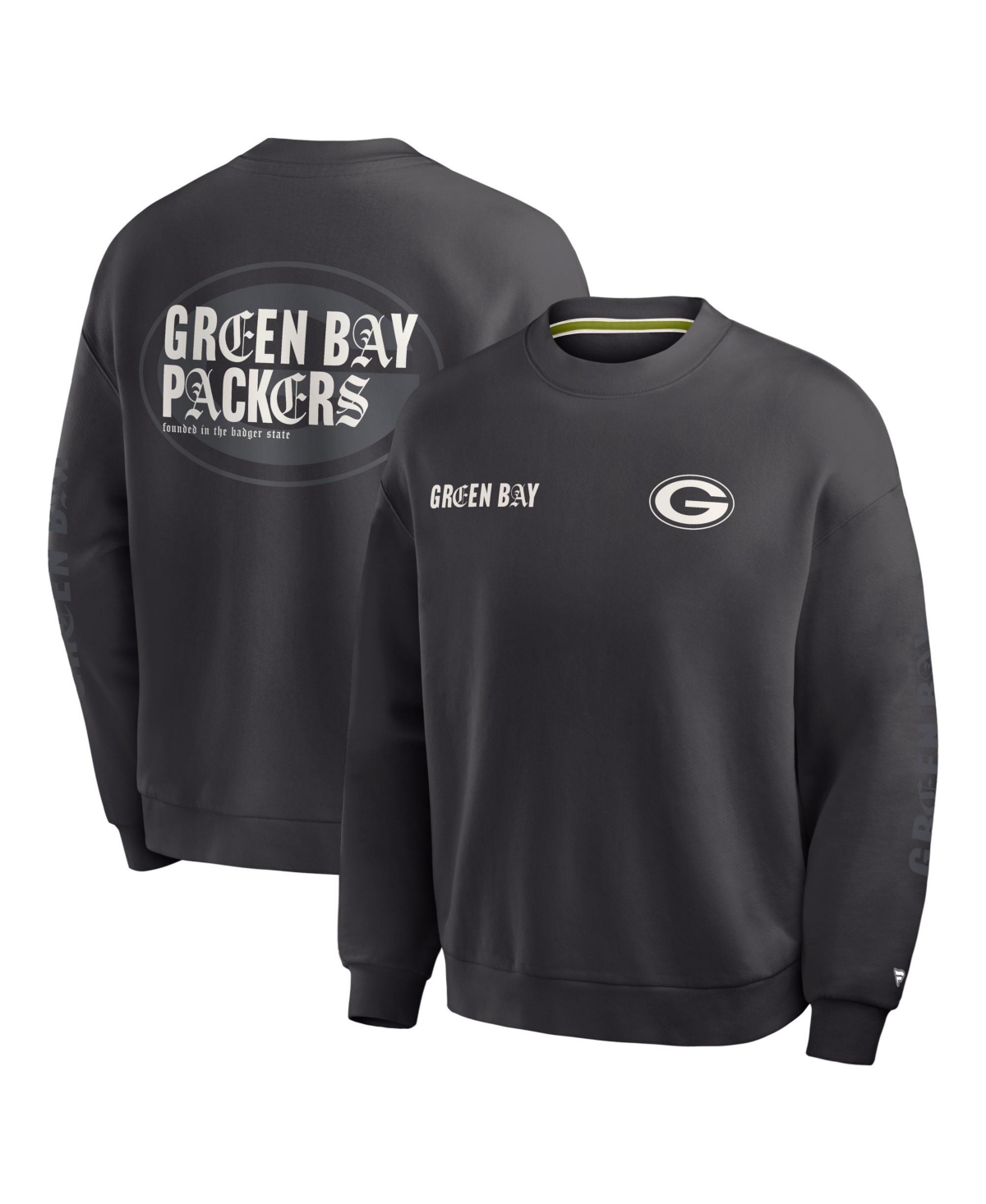 Click here for Fanatics Mens Charcoal Green Bay Packers Oversized... prices