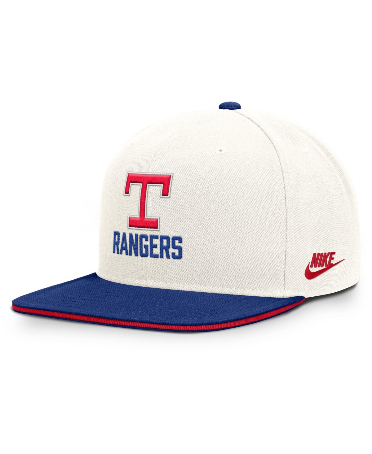 Click here for Nike Mens Cream/Royal Texas Rangers Cooperstown Pr... prices