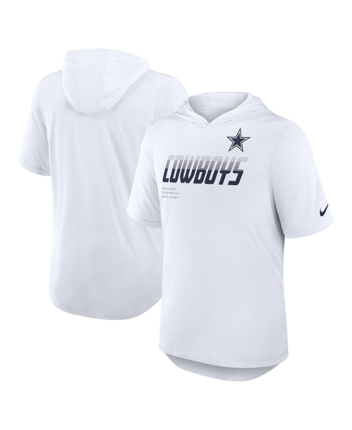 Click here for Nike Mens White Dallas Cowboys Tri-Blend Hooded T-... prices