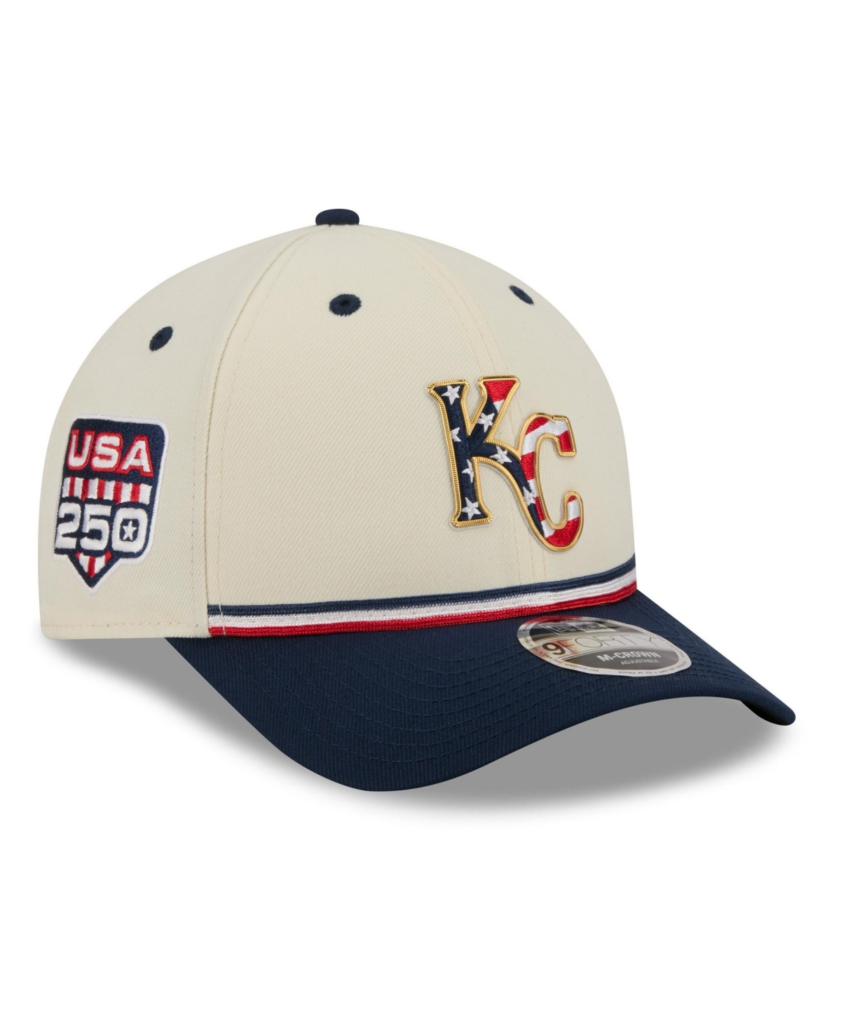 Click here for New Era Big Boys and Girls Cream/Navy Kansas City... prices