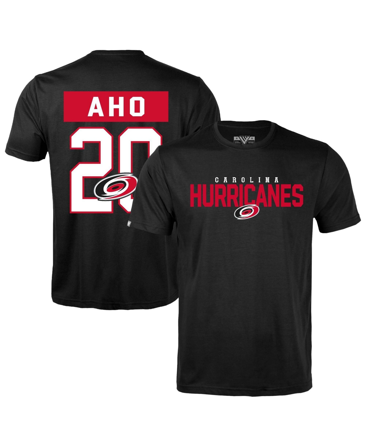 Click here for LevelWear Mens Sebastian Aho Black Carolina Hurric... prices