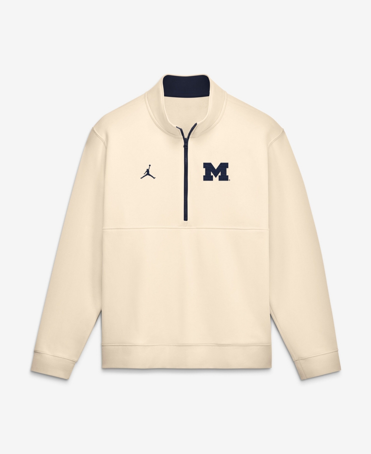 Click here for Jordan Mens Cream Michigan Wolverines Primetime Cl... prices