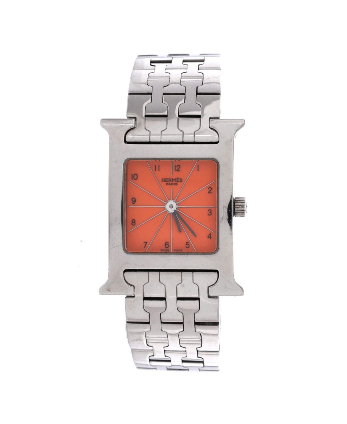 Click here for Pre-Owned Hermes Heure H Quartz Watch in Stainless... prices