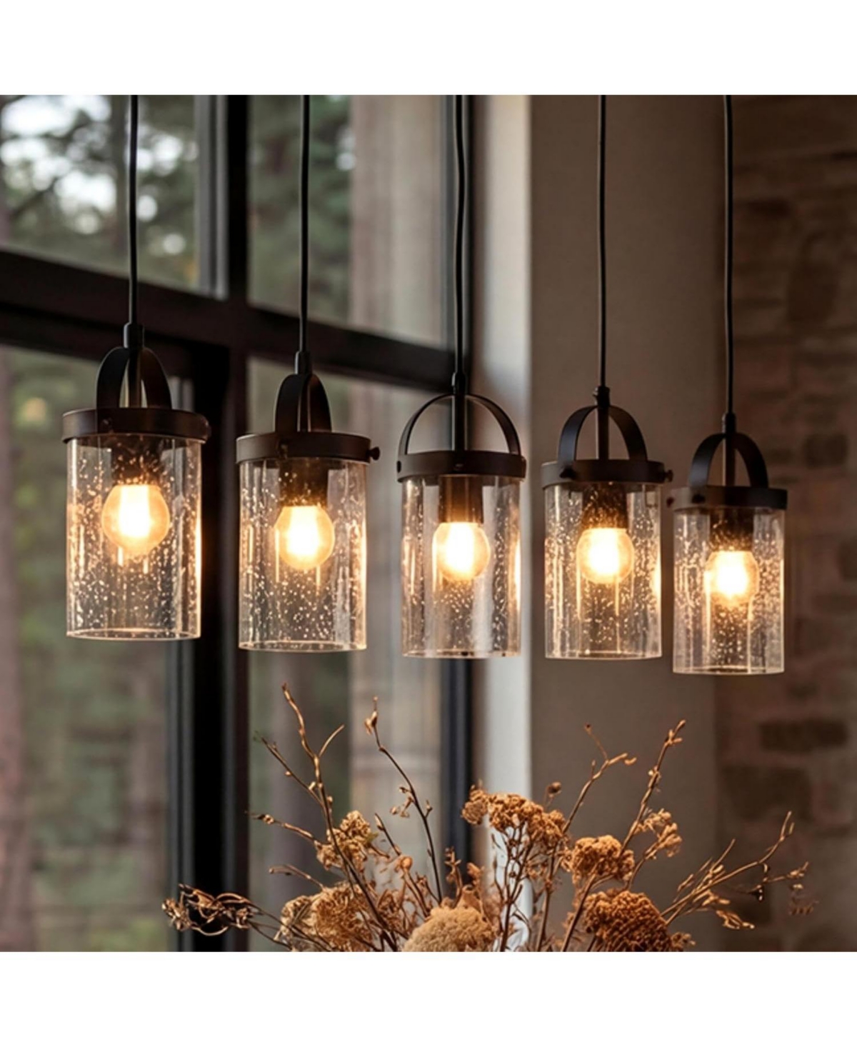 Click here for Tribesigns 5-Light Linear Chandelier  Farmhouse Ki... prices