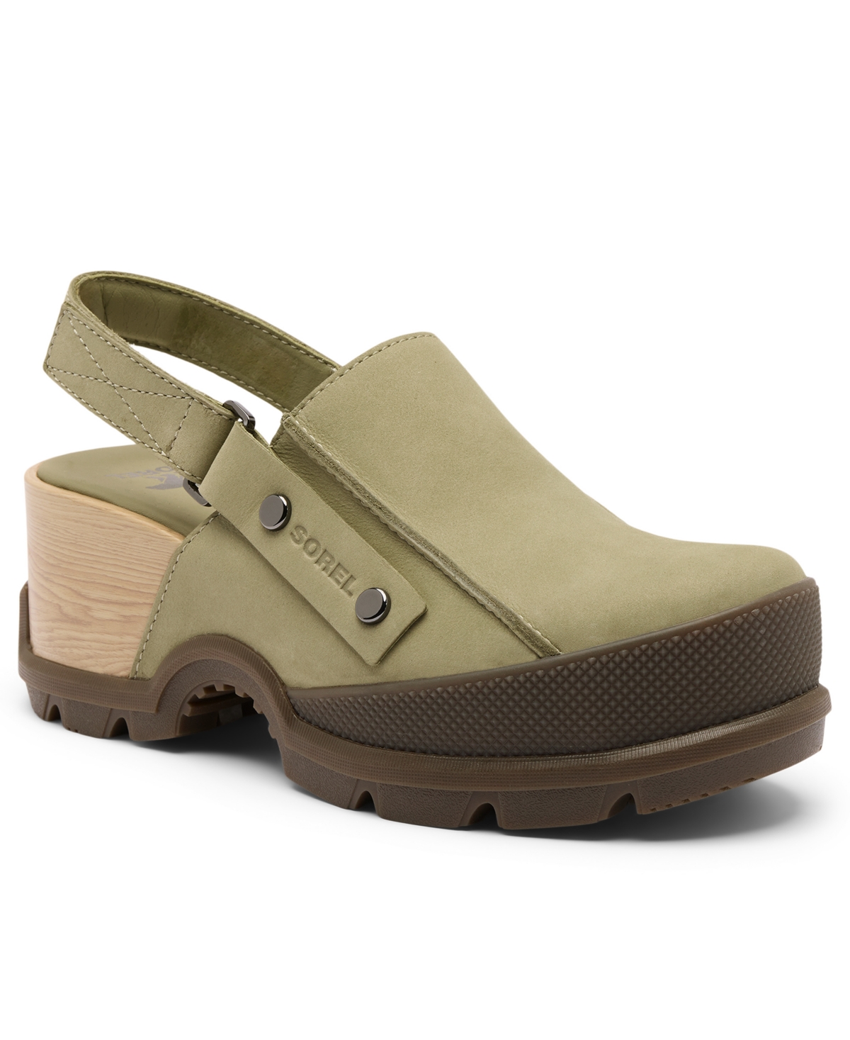Click here for Sorel Womens Roamin Slingback Clogs - Dusty Twil prices