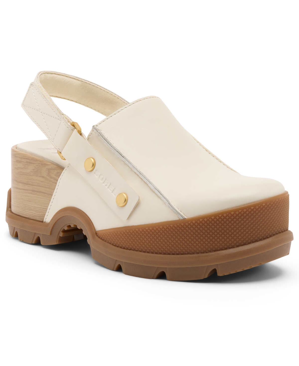 Click here for Sorel Womens Roamin Slingback Clogs - Snow Gum prices
