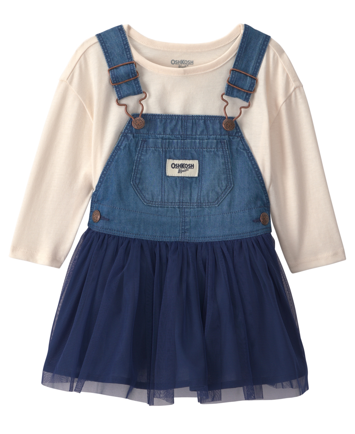 Click here for Osh Kosh Baby Girls Sleeveless Chambray Skirtall J... prices