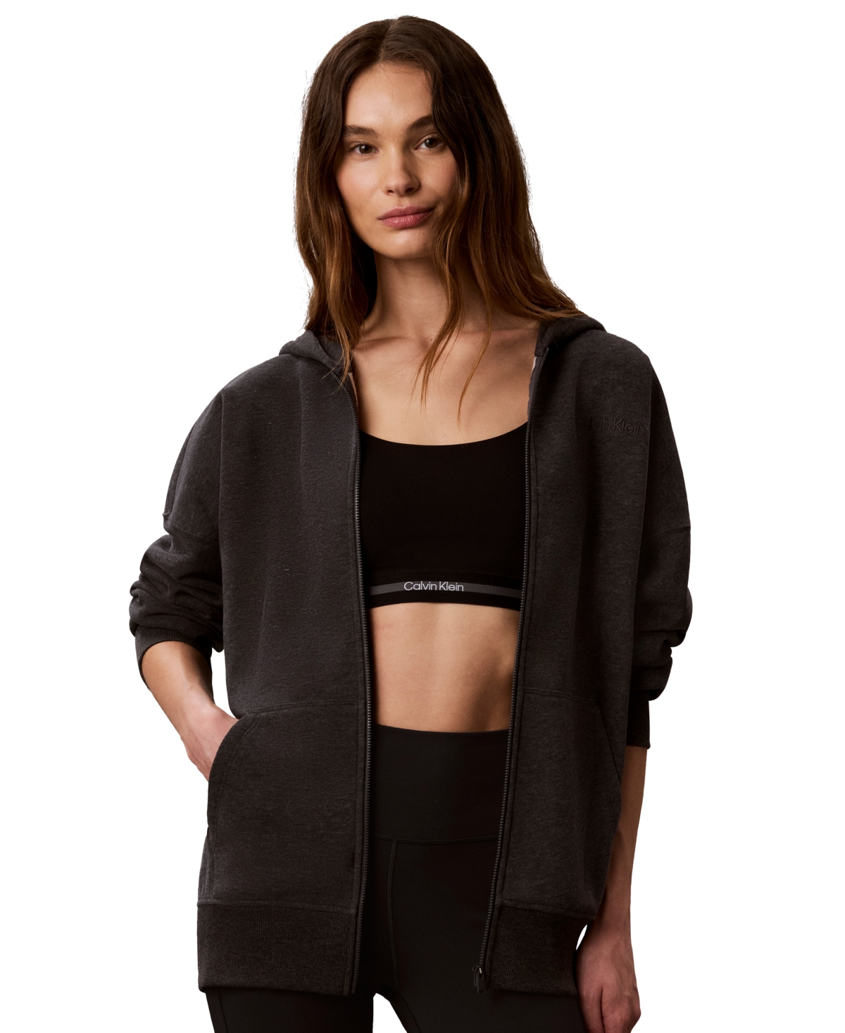 Click here for Calvin Klein Performance Womens Brushed French Ter... prices