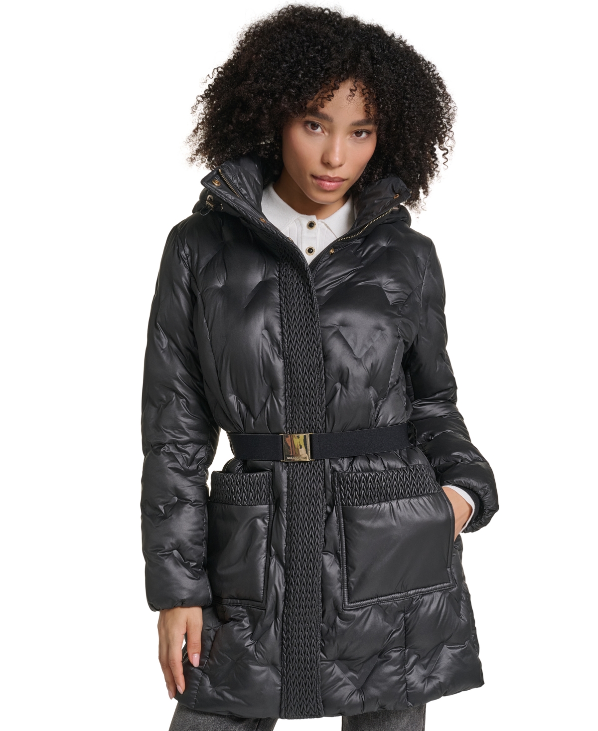 Click here for Karl Lagerfeld Paris Womens Heat-Seal Deatil Belte... prices