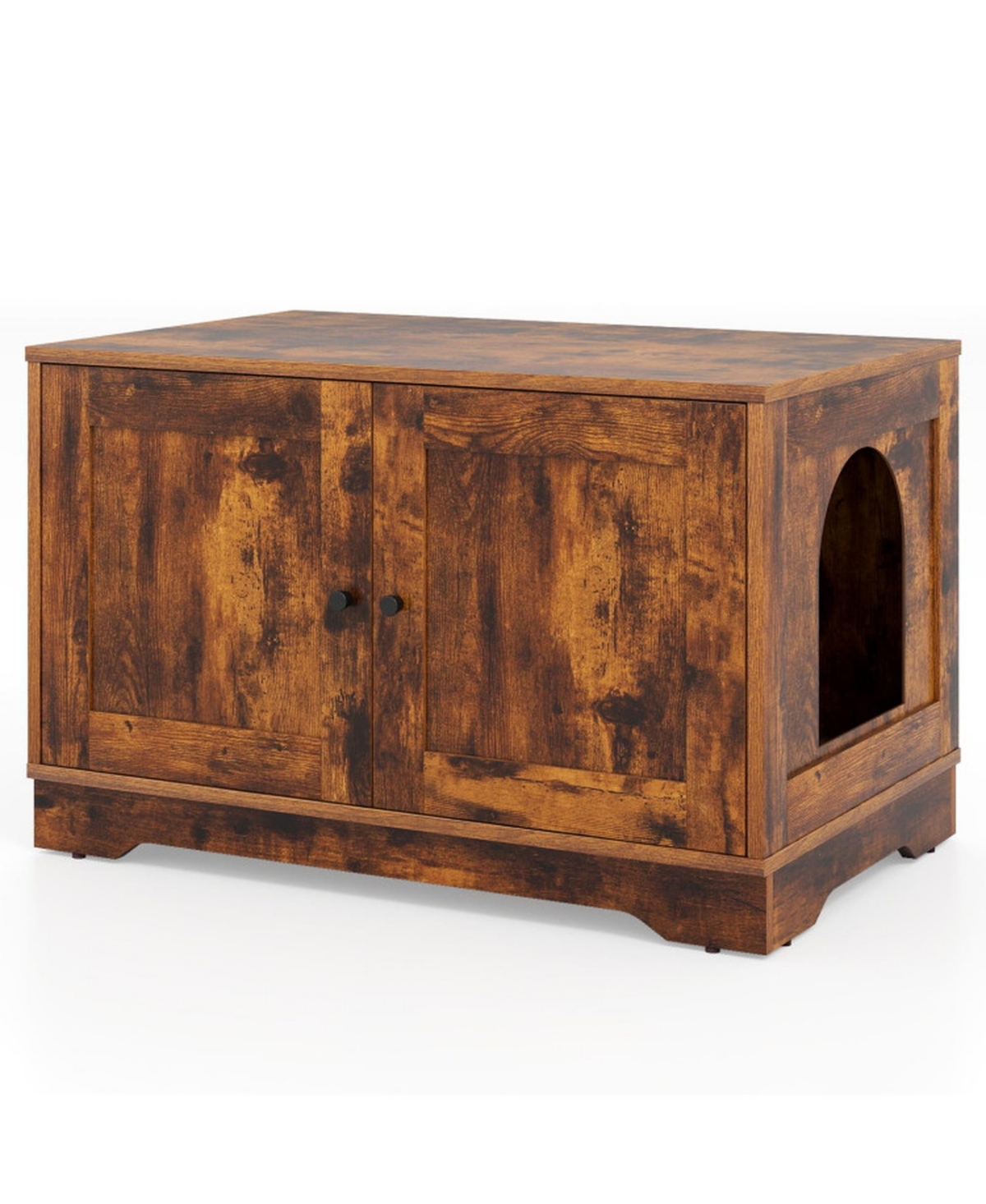 Click here for Hongge Wooden Cat Litter Box Enclosure with Dual D... prices