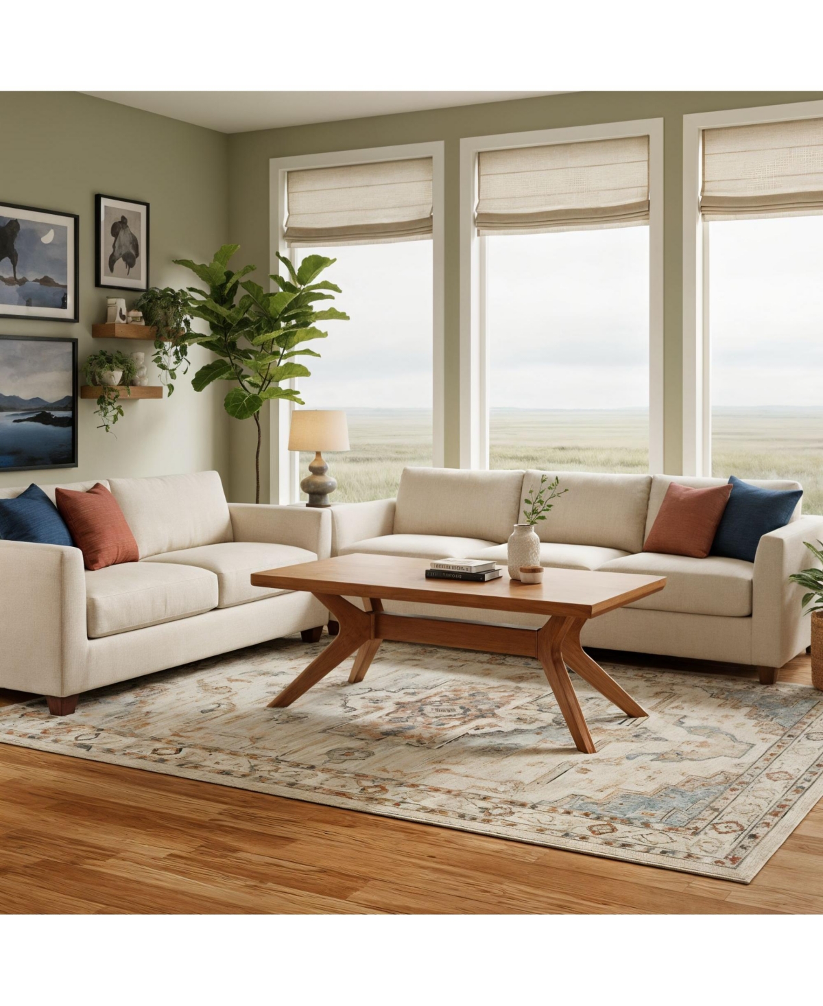 Click here for Sunset Living Furniture Cross Leg Rectangular Coff... prices