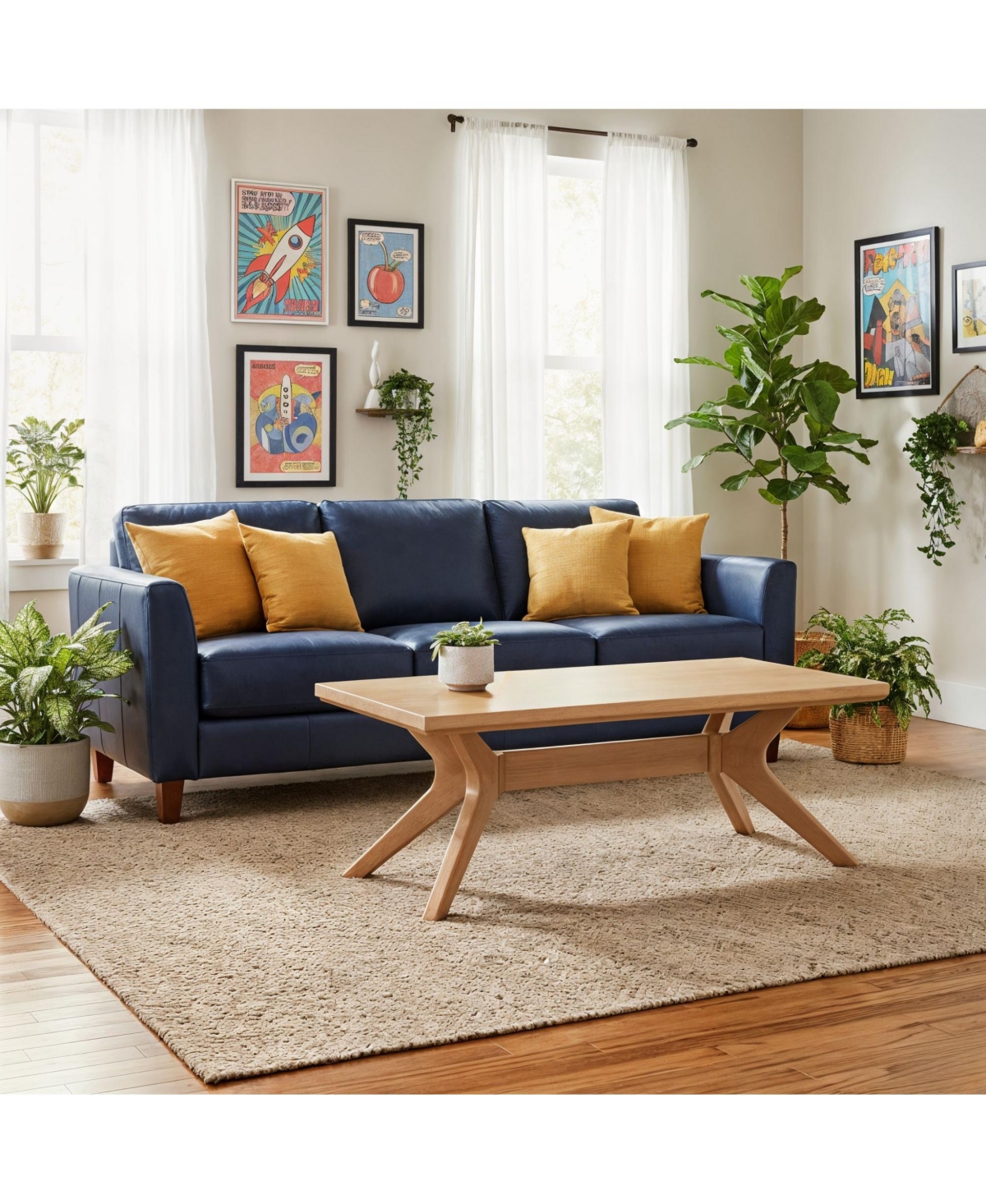 Click here for Sunset Living Furniture Cross Leg Rectangular Coff... prices