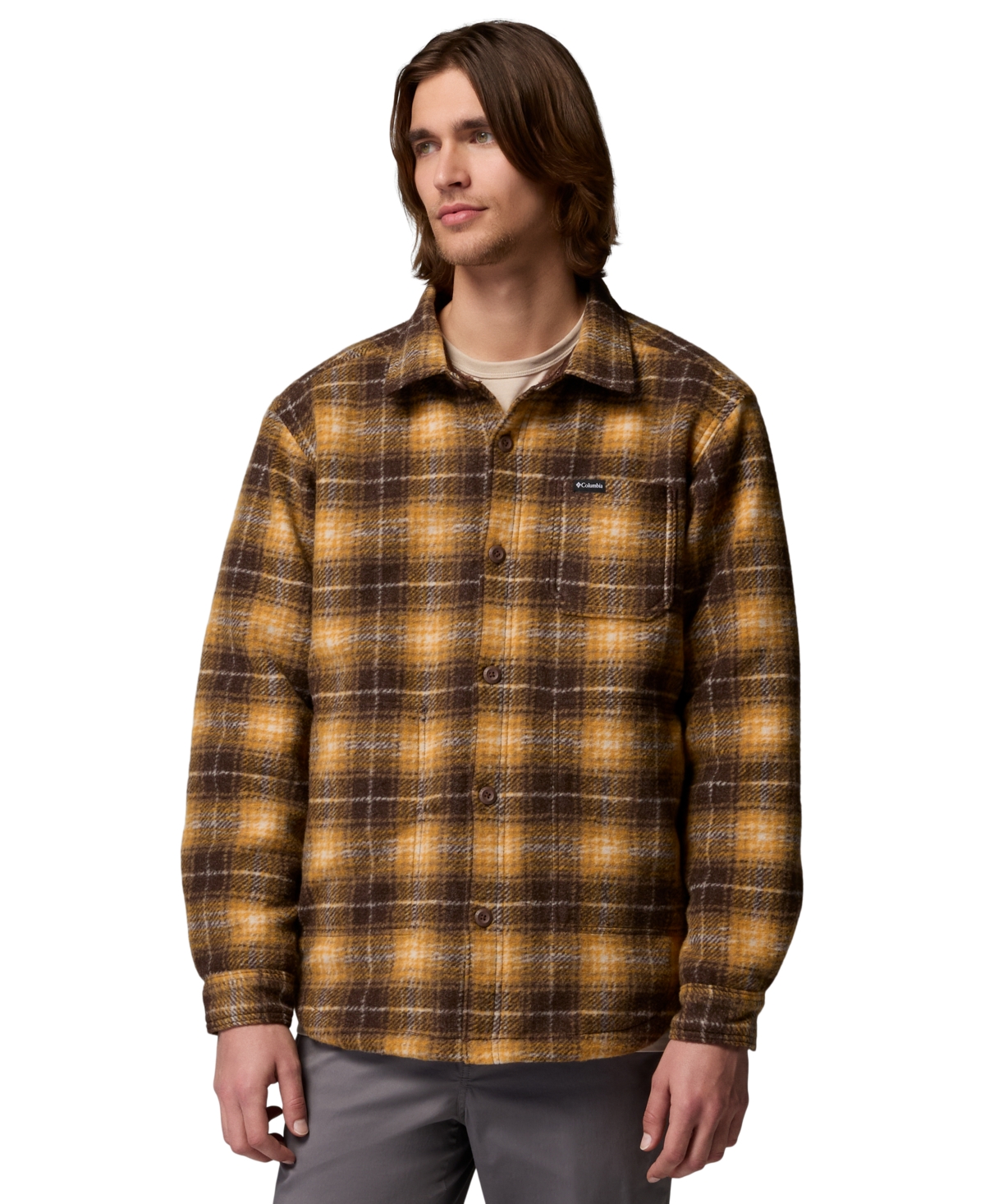 Click here for Columbia Mens Hunter Arch Long-Sleeve Shirt - Toba... prices
