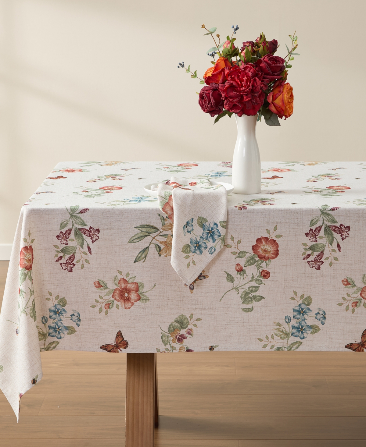 Lenox Butterfly Meadow Fall Tablecloth  52 x 70 - Multi