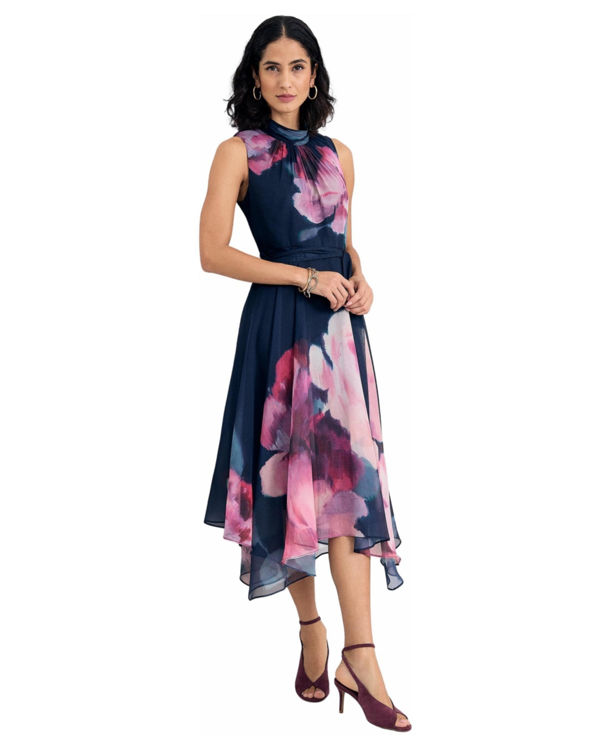 Click here for Phase Eight Womens Lucinda Floral Asymmetric Dress... prices