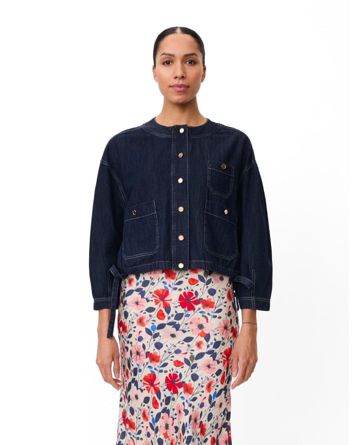 Click here for Masai Copenhagen Womens Cropped Button-Front Jacke... prices