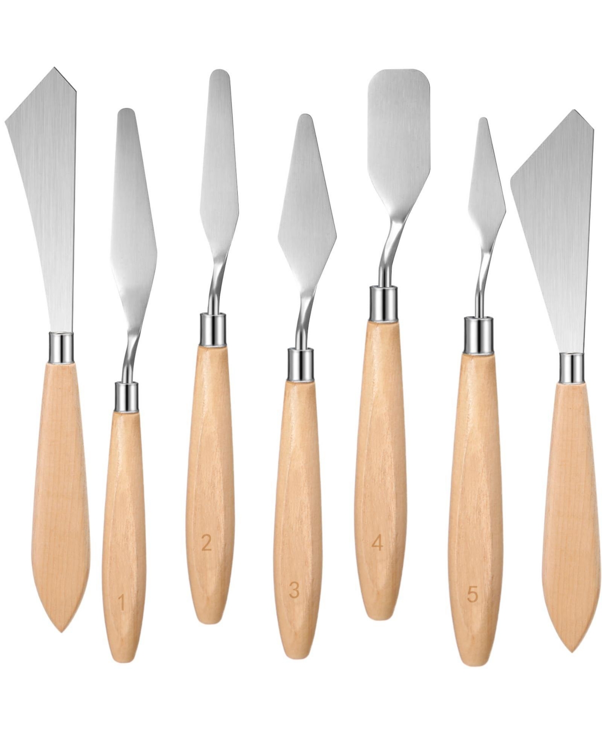 Click here for Xdovet Stainless Steel Spatula Palette Scraper Woo... prices