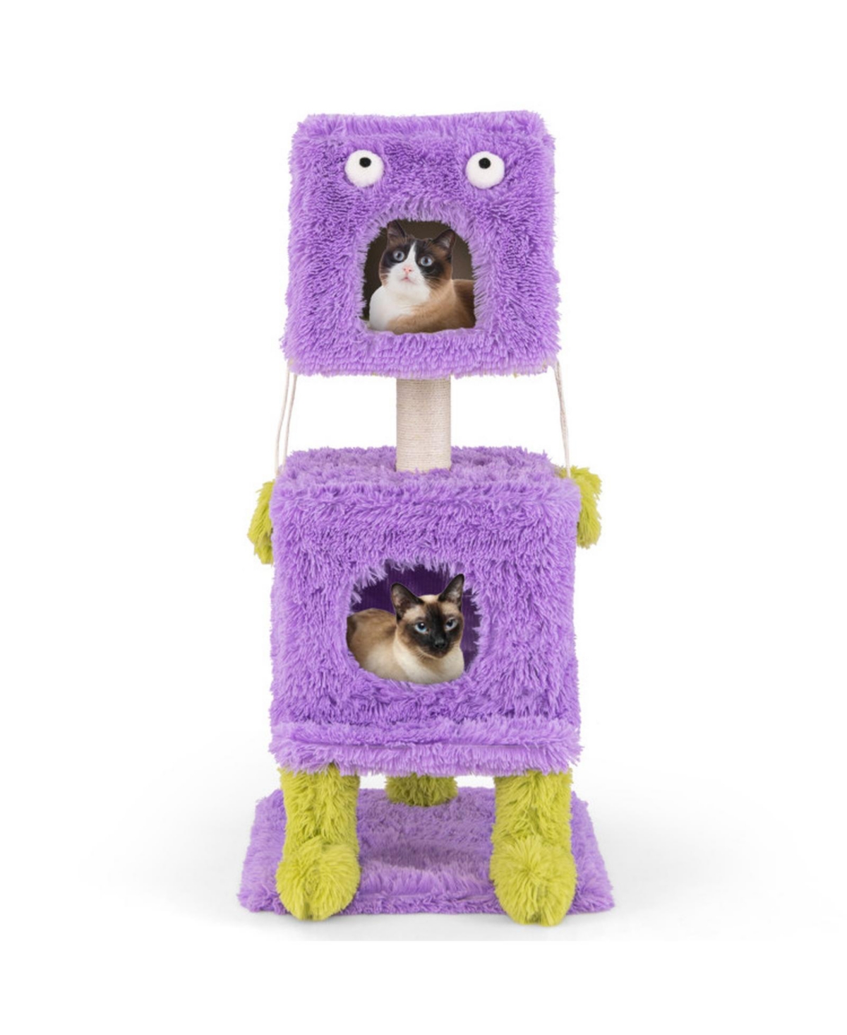 Click here for Hongge Monster-Themed Cat Tower with 2 Private Con... prices
