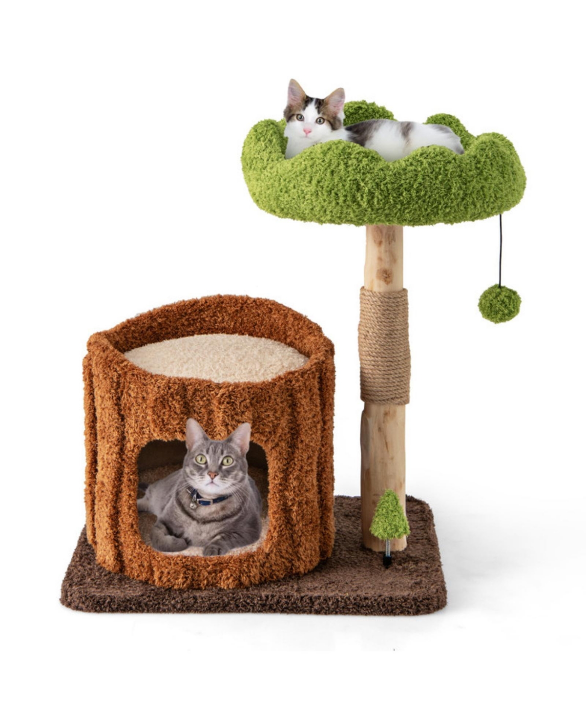 Click here for Hongge Compact Cat Tree Tower with Sisal Scratchin... prices