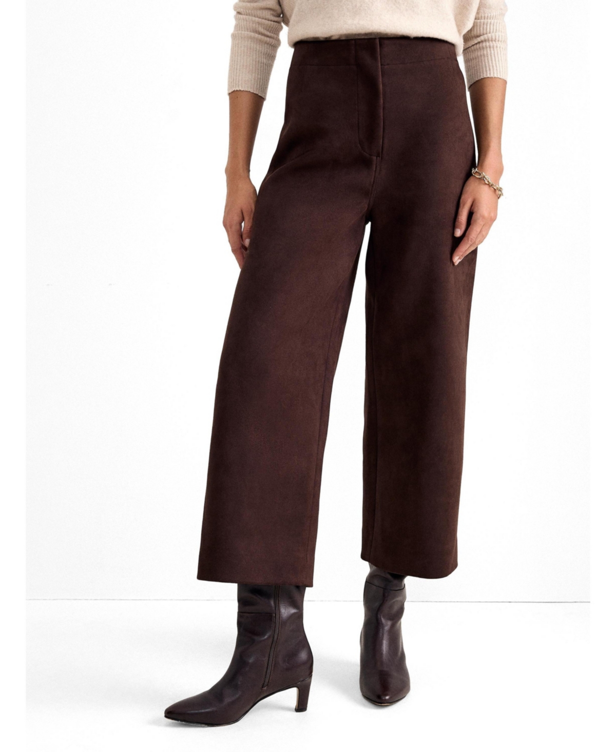 Click here for Phase Eight Womens Remi Wide-Leg High-Rise Cropped... prices