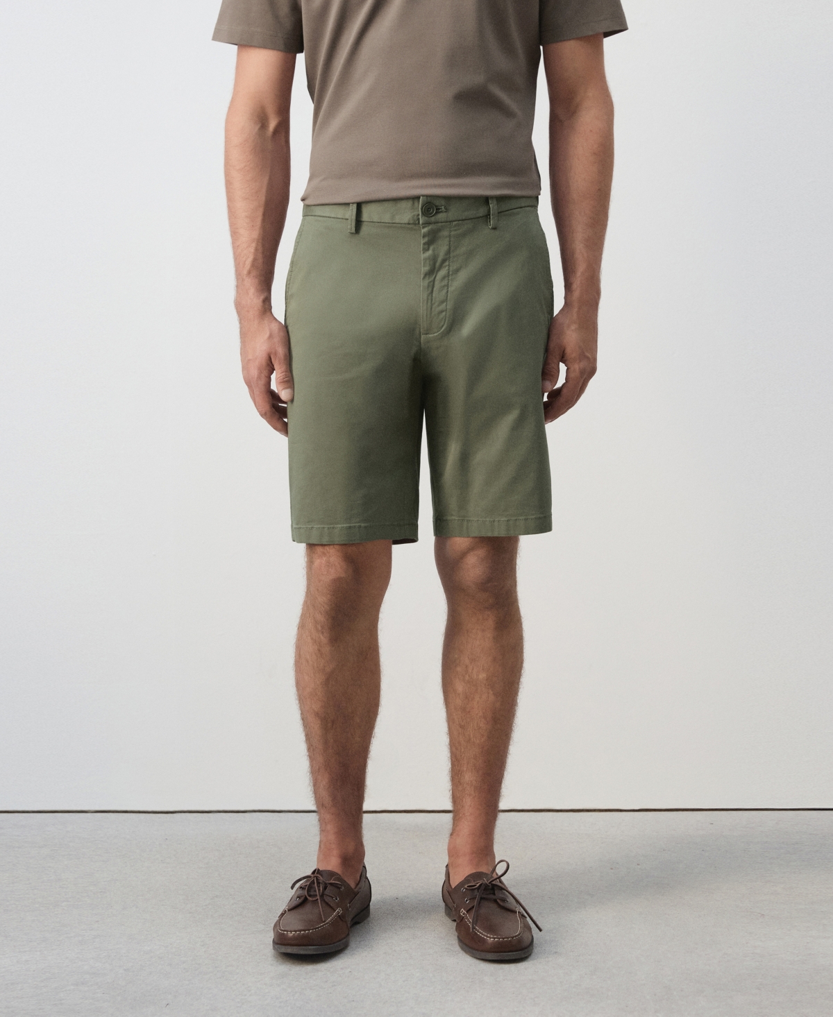 Click here for Mango Mens Slim-Fit Chino Cotton 10.12 Bermuda Sho... prices