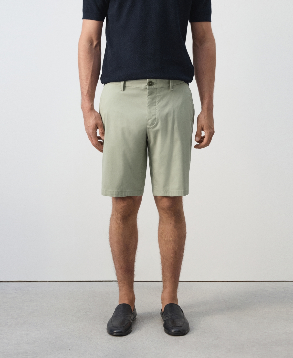 Click here for Mango Mens Slim-Fit Chino Cotton 10.12 Bermuda Sho... prices