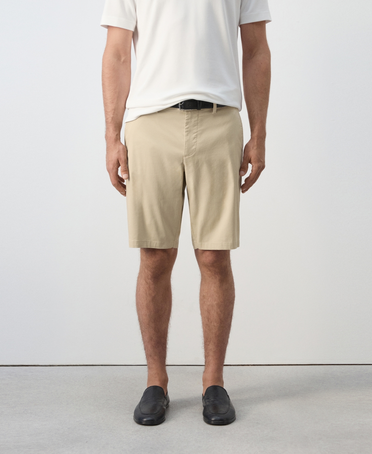 Click here for Mango Mens Slim-Fit Chino Cotton 10.12 Bermuda Sho... prices