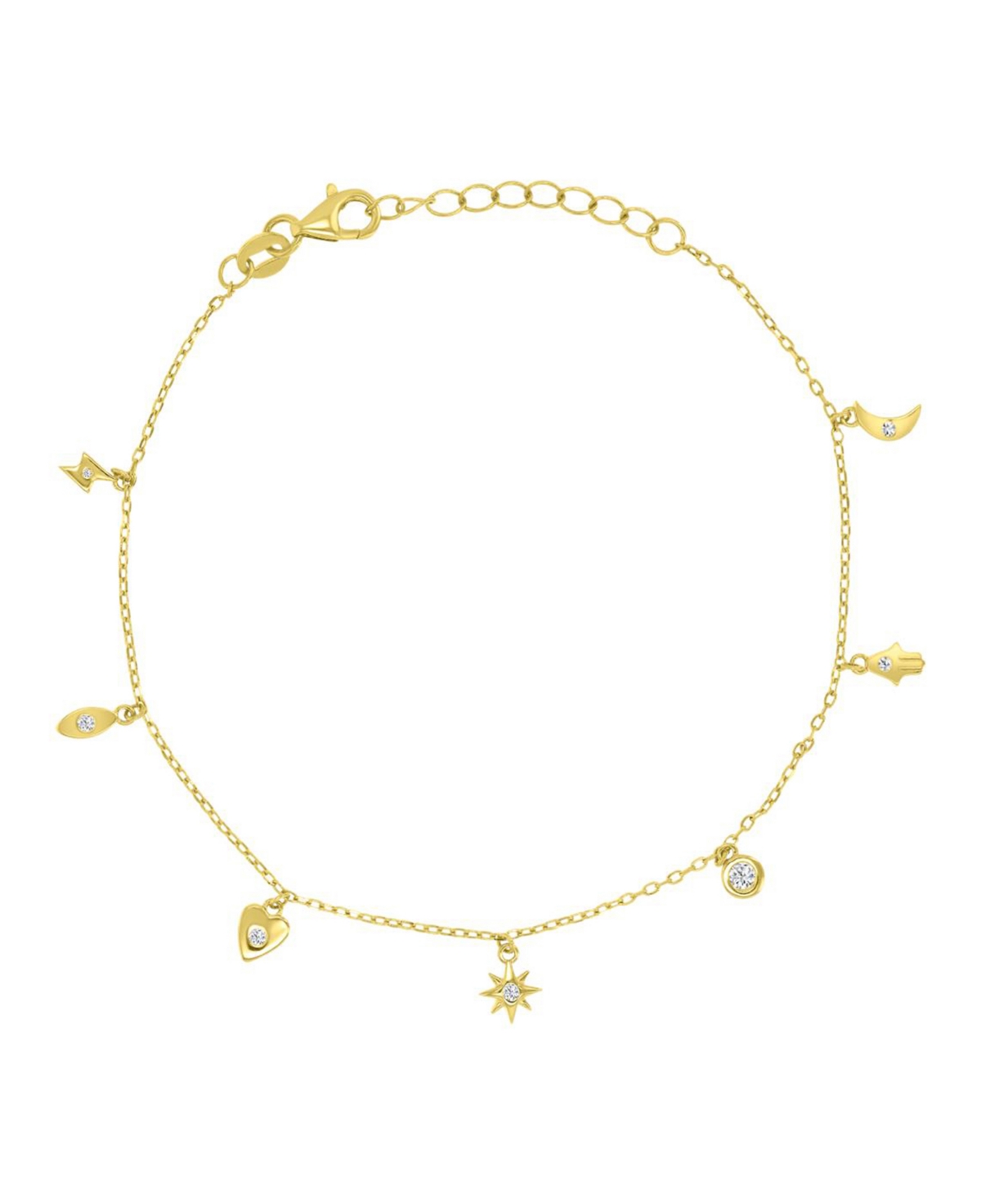 Click here for Macys 14k Gold Over Sterling Silver Cubic Zirconia... prices