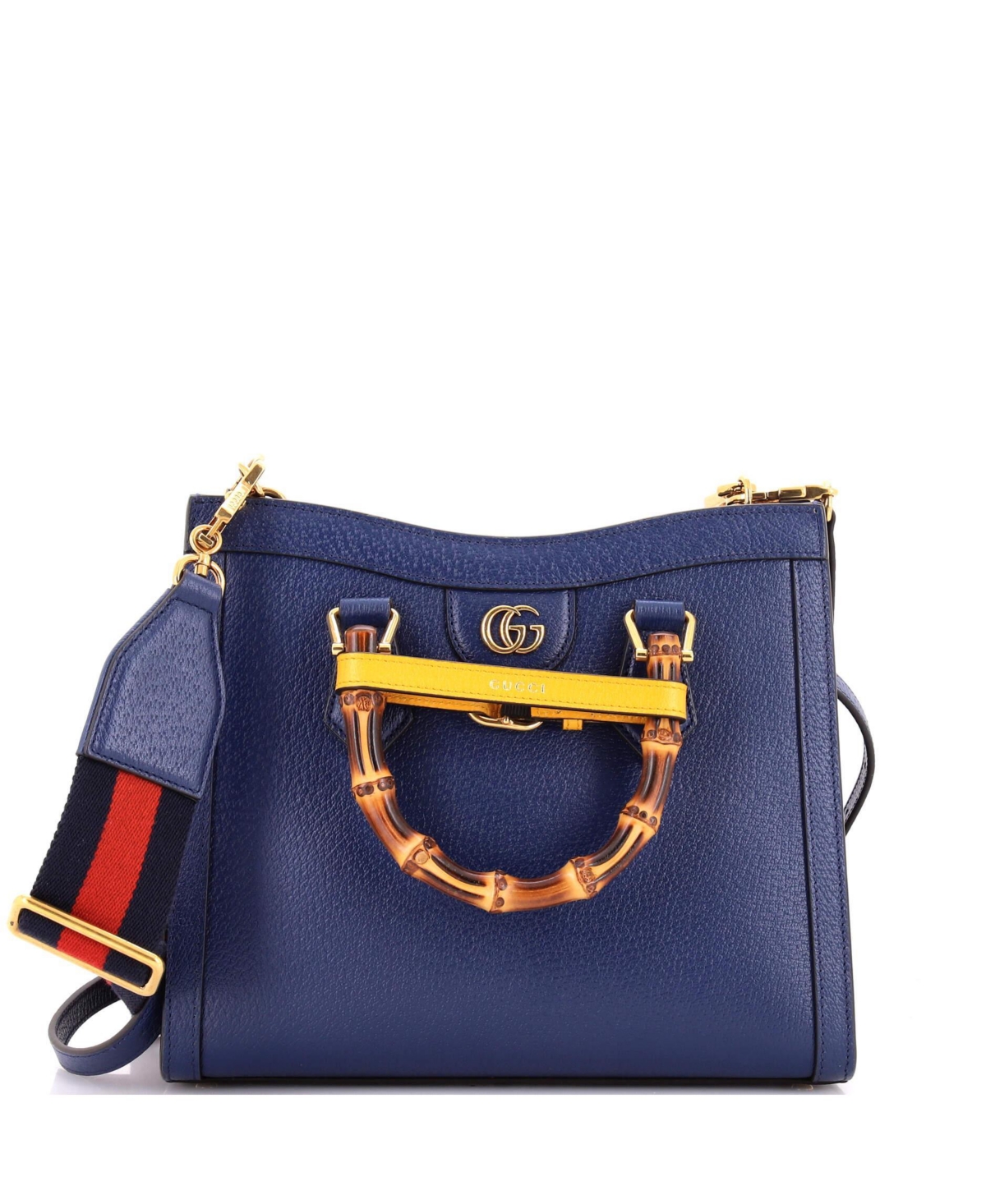 Click here for Pre-Owned Gucci Small Diana Nm Bamboo Handle Tote... prices